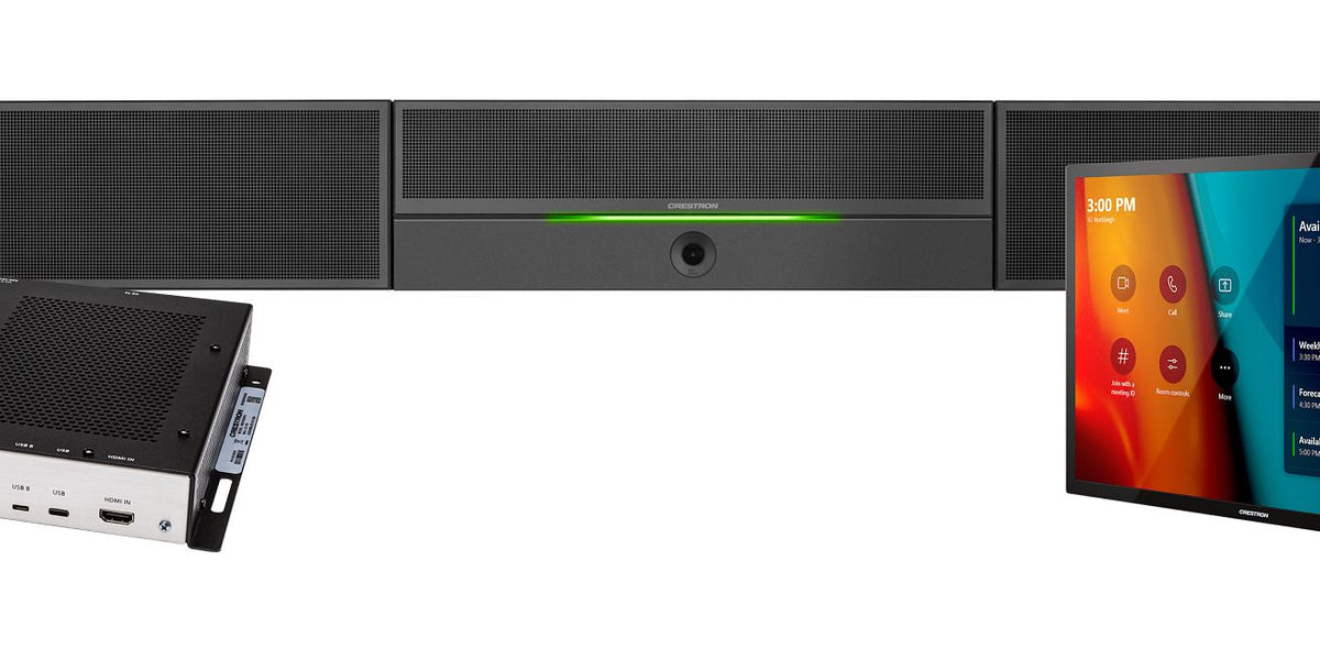 Crestron Flex Advanced Small Room Conference System with Video Soundba ...