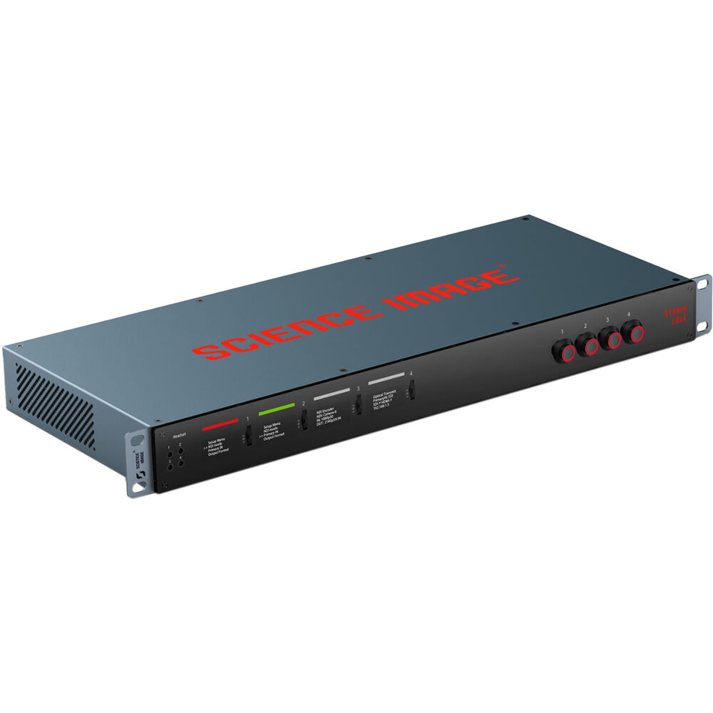 Science Image Studio Edge 4CH - 4-Channel 1U Rack-Mount Bi-Directional ...